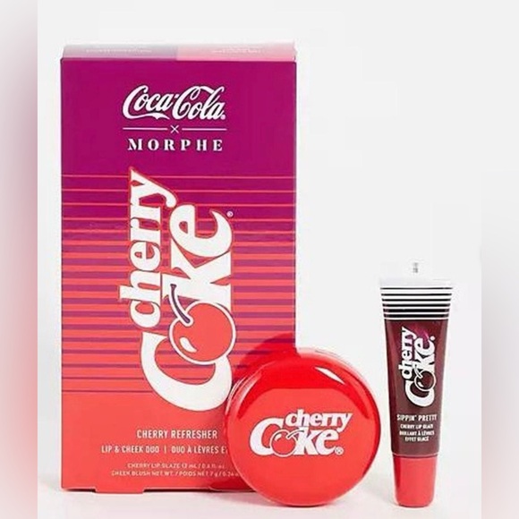 Morphe | Makeup | Cocacola X Morphe Cherry Refresher Lip Cheek Duo ...